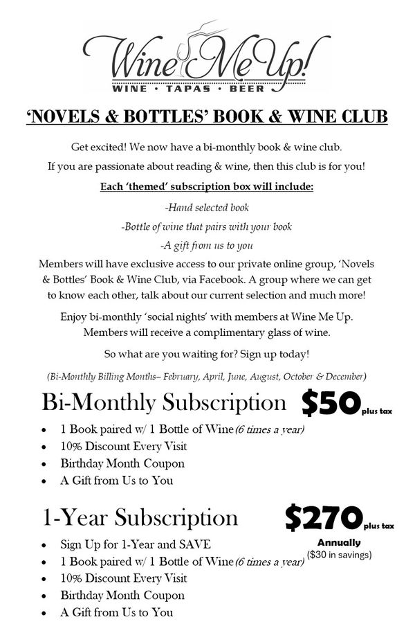 Wine Me Up - Wine Tasting, Wine Bar, Wine Club, Wine Tasting